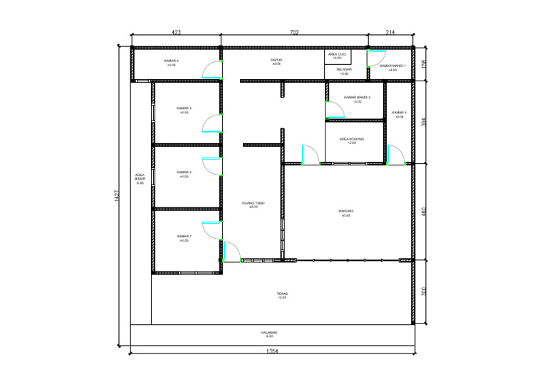 Denah Eksisting | PDF