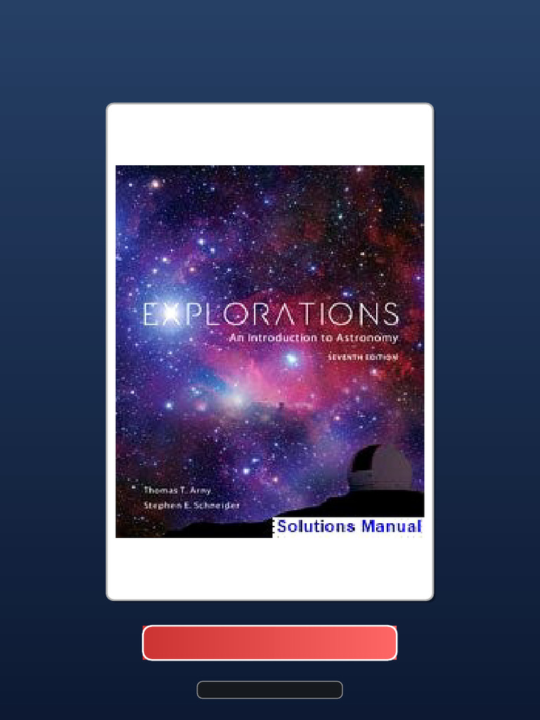 Explorations An Introduction To Astronomy 7th Edition Arny Digital Access | PDF | Multiple ...