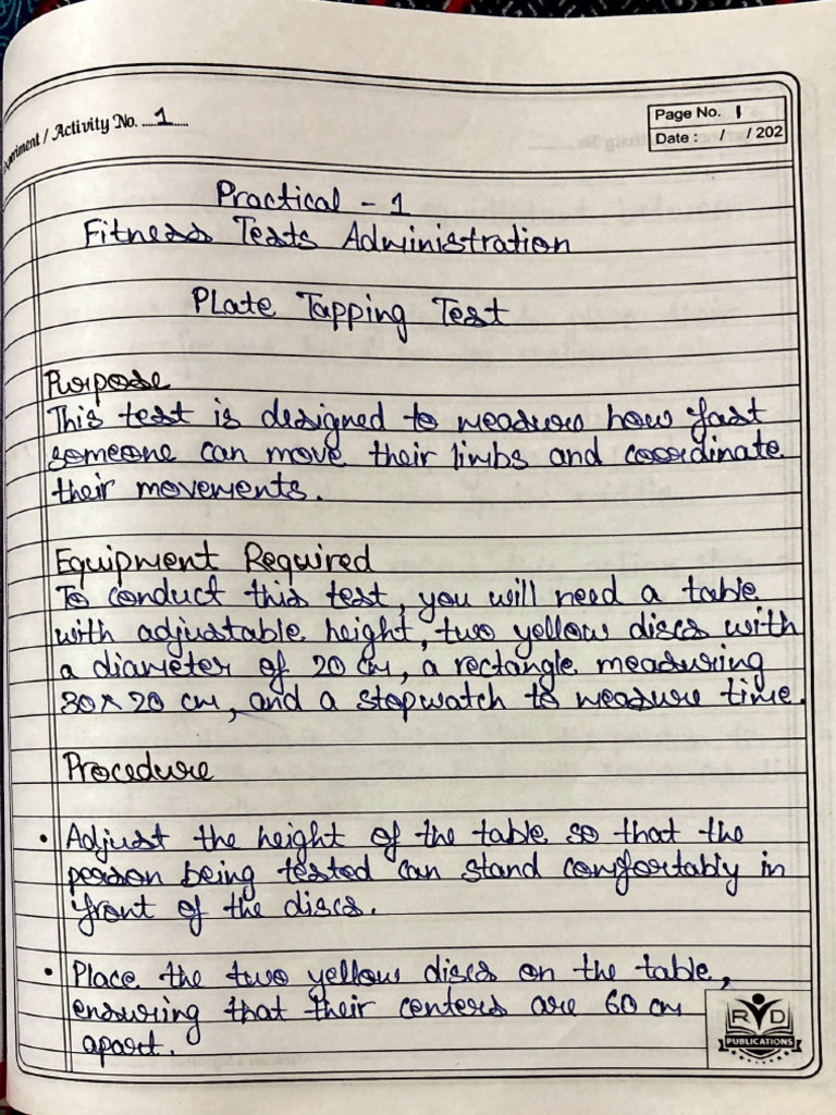 Phy - Ed. Practical | PDF