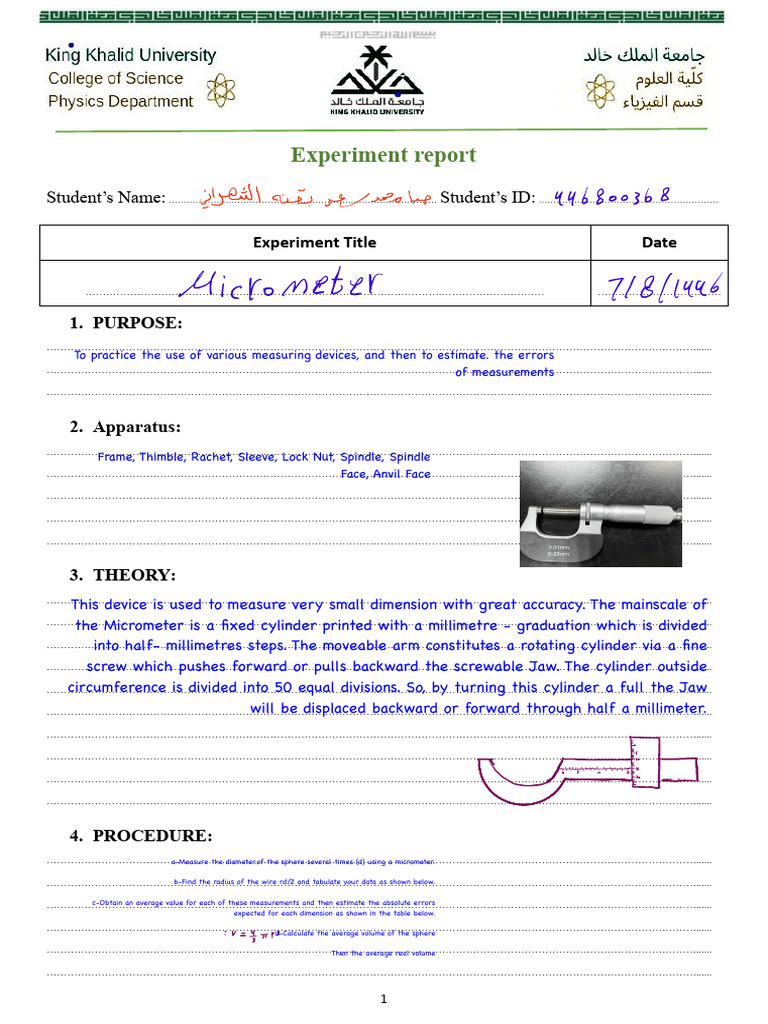 Experiment Report | PDF