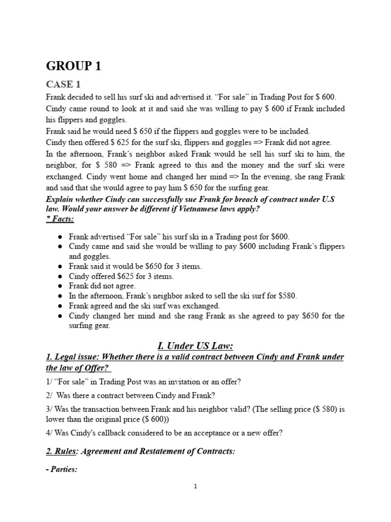 Bản Sao Của Midterm Groups | PDF | Offer And Acceptance | Estoppel