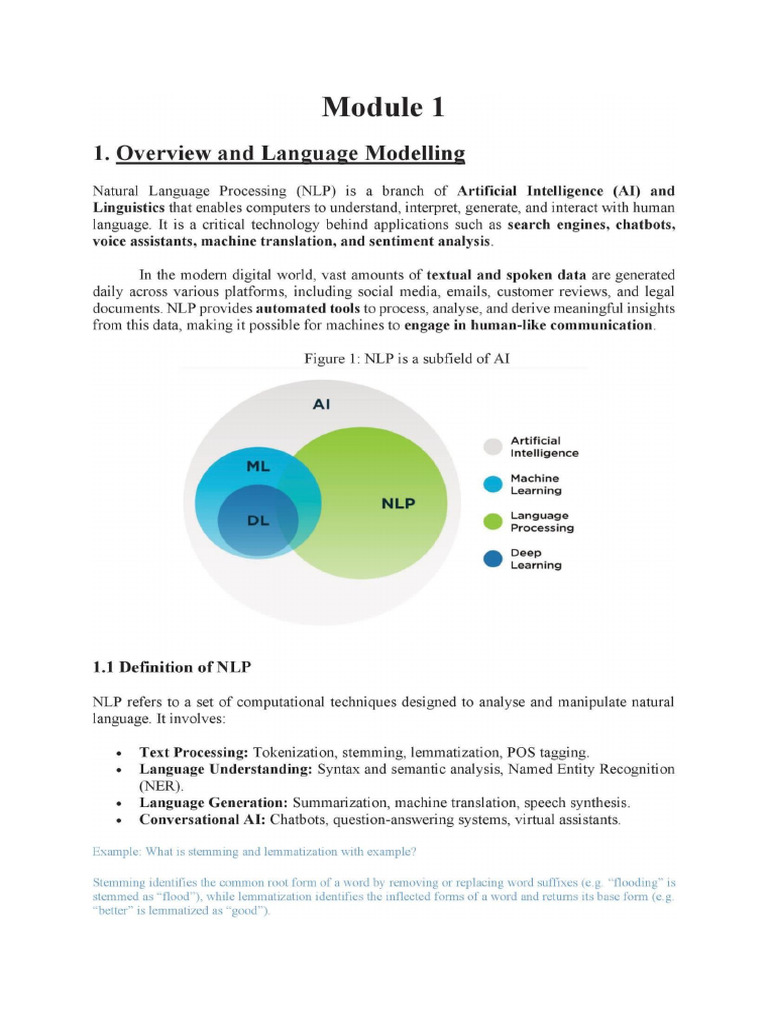 NLP Learning Materials | PDF