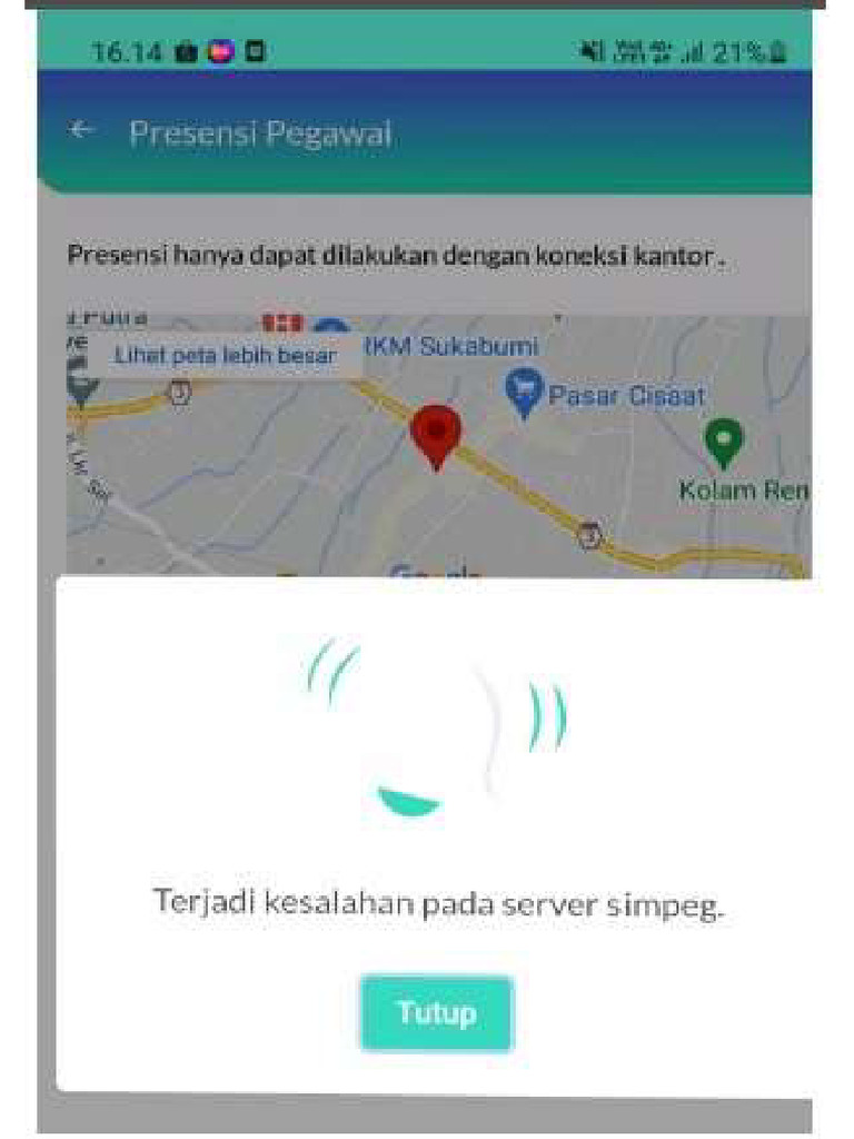 Gambar Absen Pagi Eror | PDF