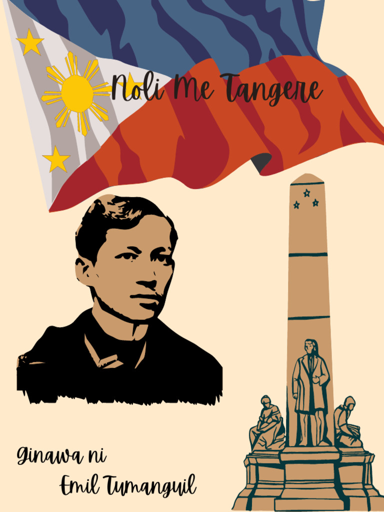 Red Blue Modern Jose Rizal Day Poster | PDF