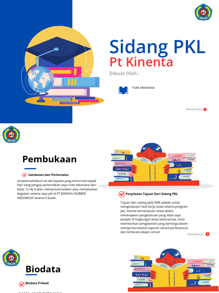 Contoh Slide Sidang PKL | PDF