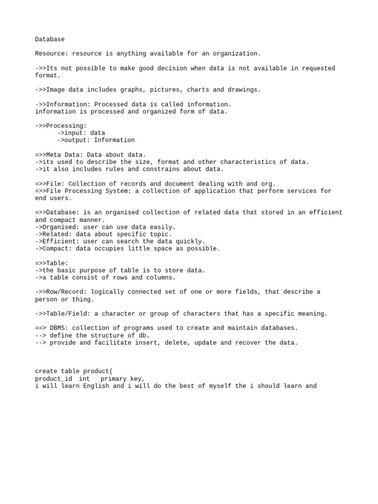 Database | PDF