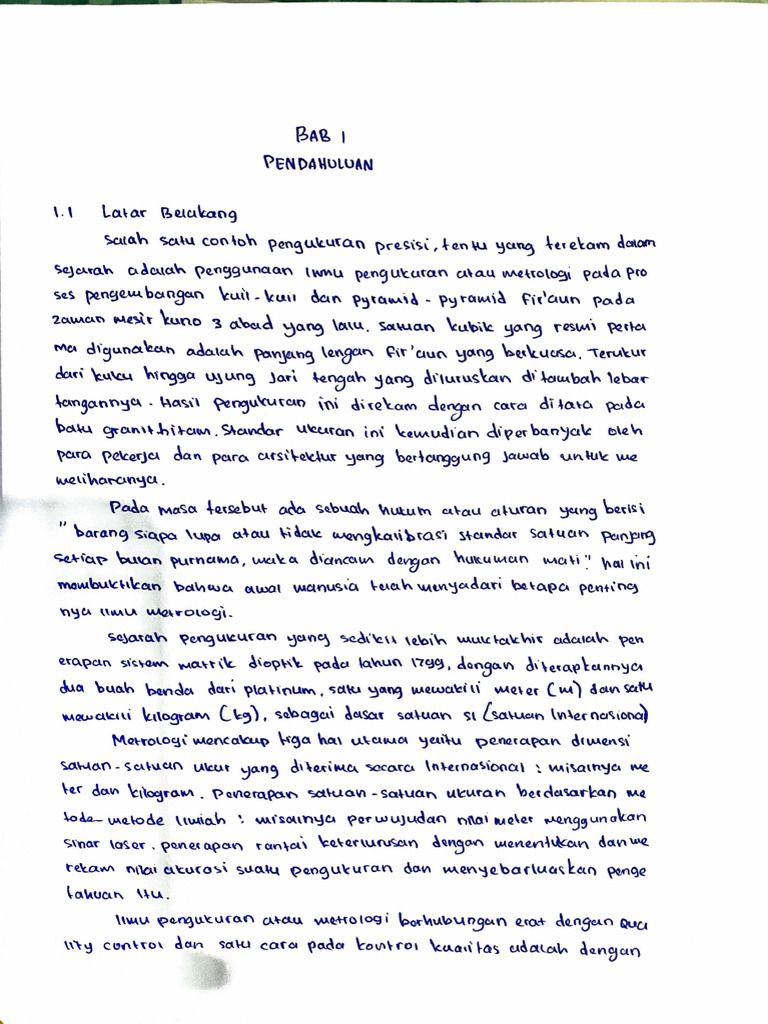 Pengukuran FACHRUL ROZY | PDF