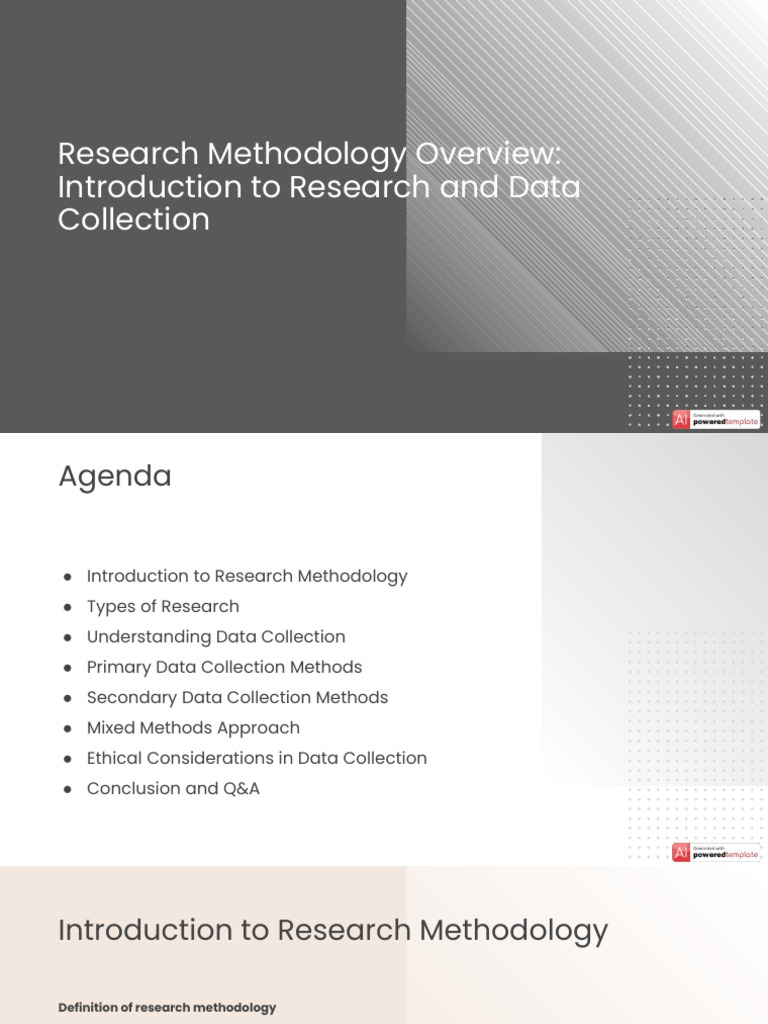 Research Methodology Overview | PDF | Methodology | Quantitative Research