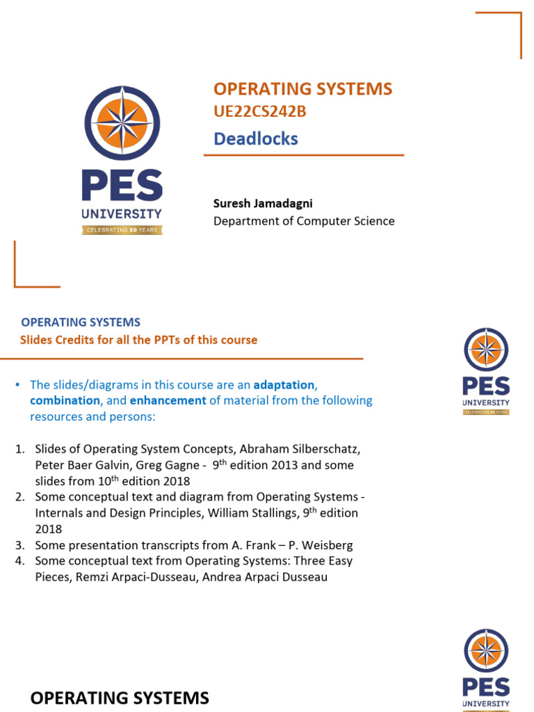 Unit 2 Lecture 33 - Principles of Deadlock | PDF | Computer Architecture | Computing