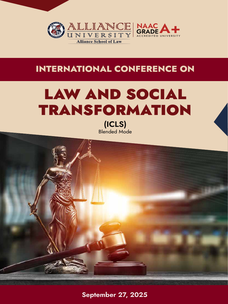 ICLS 2025 Brochure 1750519641 | PDF | Sustainability | Justice