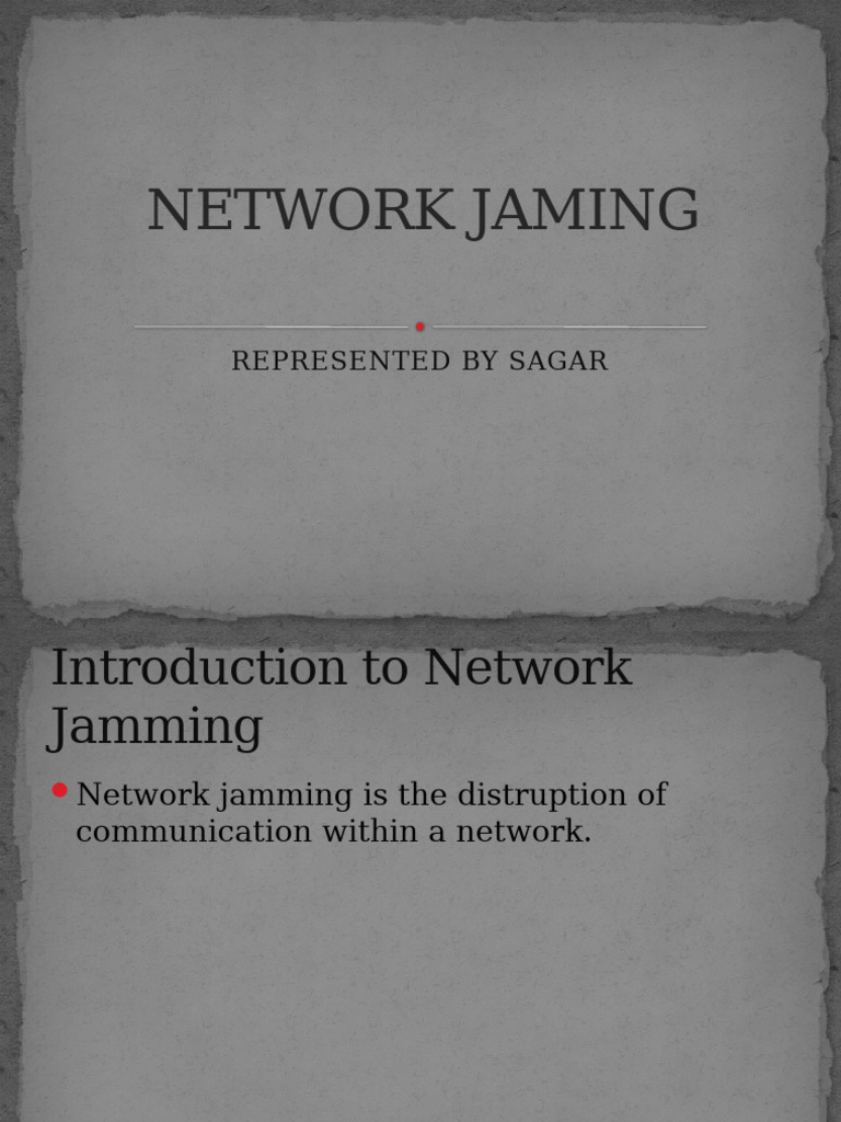 Network Jaming | PDF