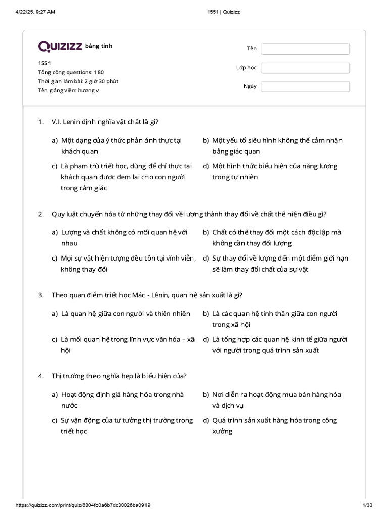 1551 _ Quizizz | PDF