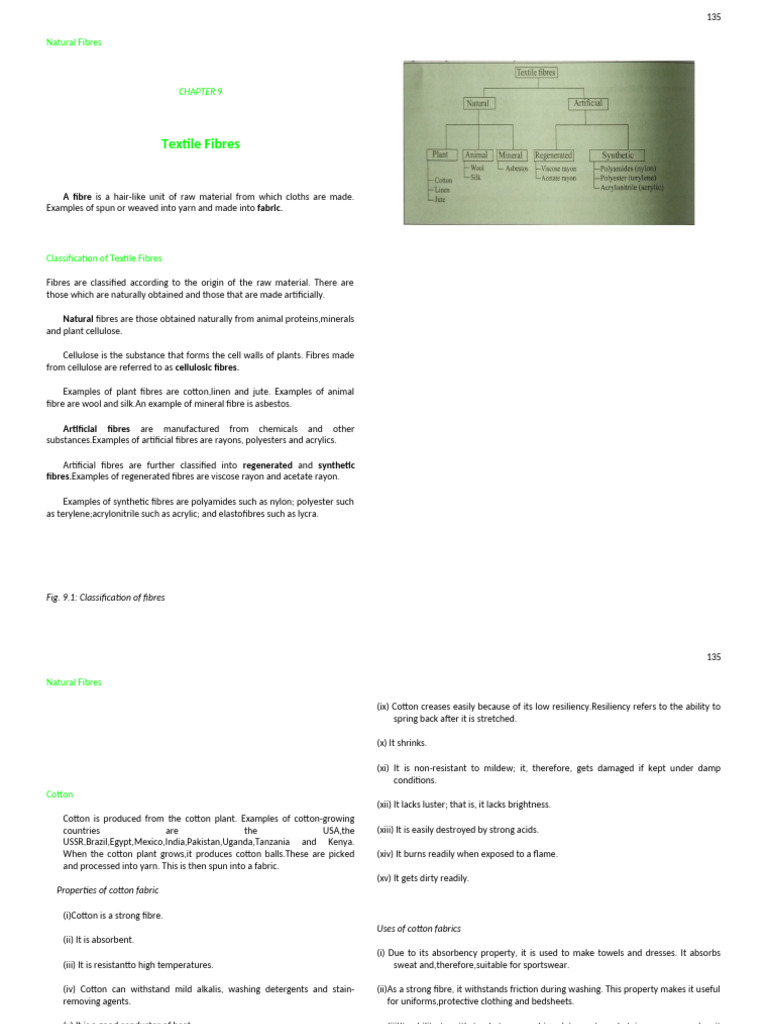 Home Science Form 1 Aug Holiday Assign.2024 | PDF | Fibers | Synthetic ...