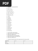 Grade 9 Factorisation Practice Test | PDF