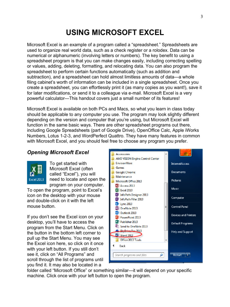 IP&OS Unit 2 Excel-Basics | PDF | Microsoft Excel | Spreadsheet