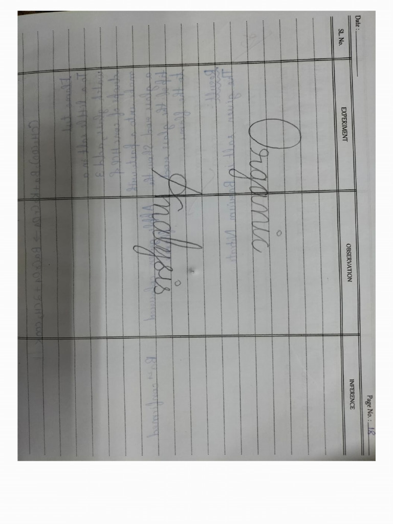 Organic Analysis 250630 202956 | PDF