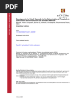 Olsen Method for Soil Phosphorus Analysis | PDF | Soil | Spectrophotometry