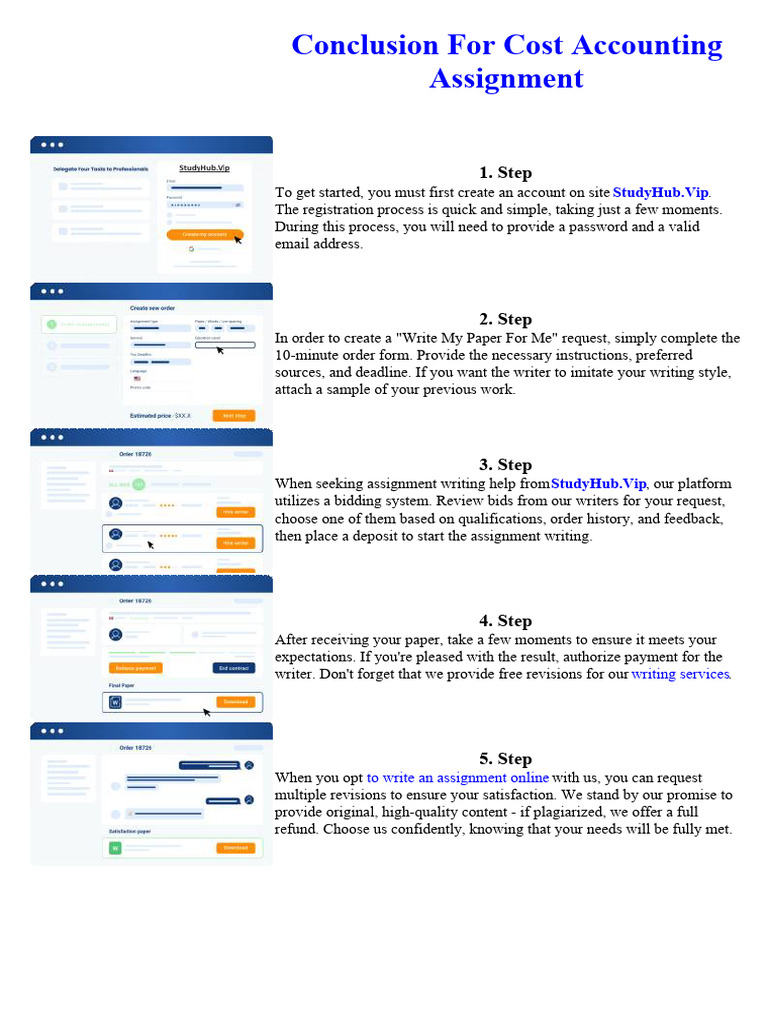 Conclusion For Cost Accounting Assignment | PDF | Methicillin Resistant ...