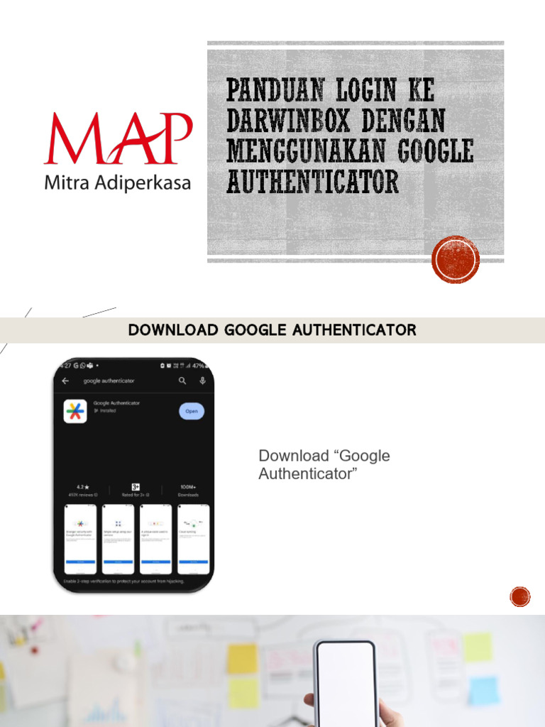 User Guide Login To Darwinbox With Authenticator - Bahasa | PDF