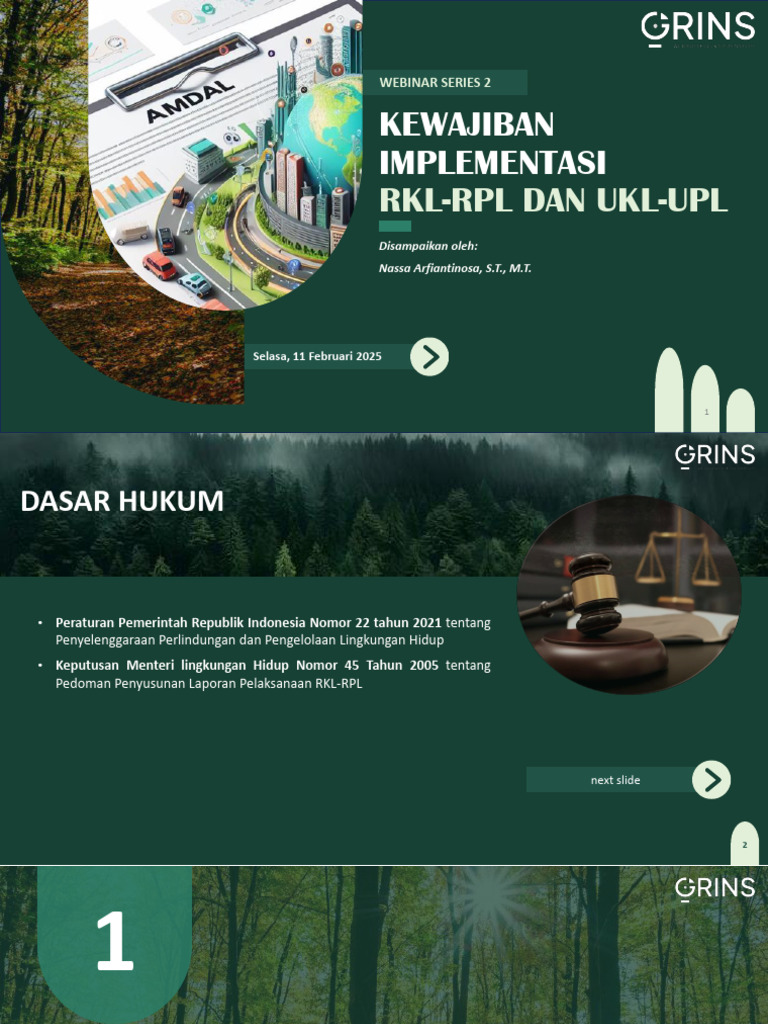 Kewajiban RKL-RPL dan UKL-UPL 2025 | PDF