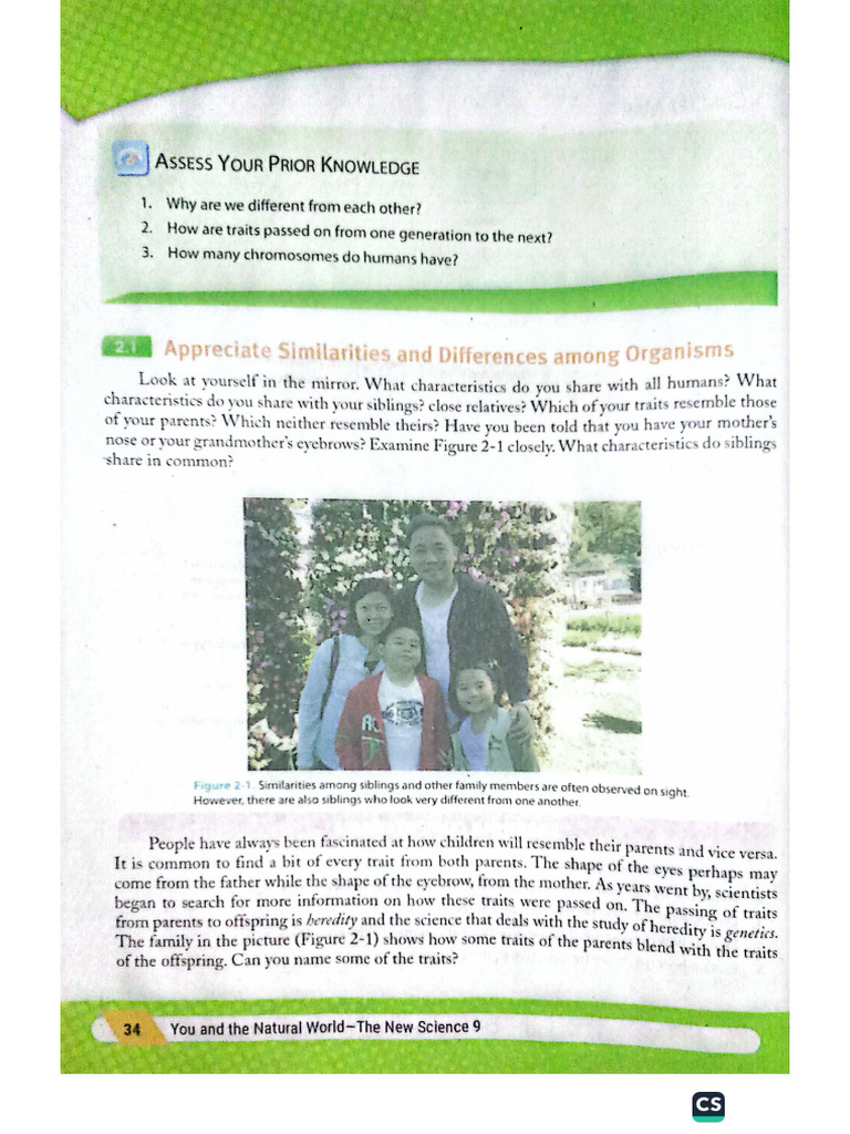 Science 9 Chapter 2 Heredity, Inheritance, and Variation | PDF