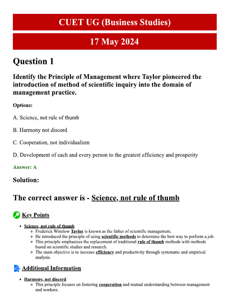 Business Studies | PDF