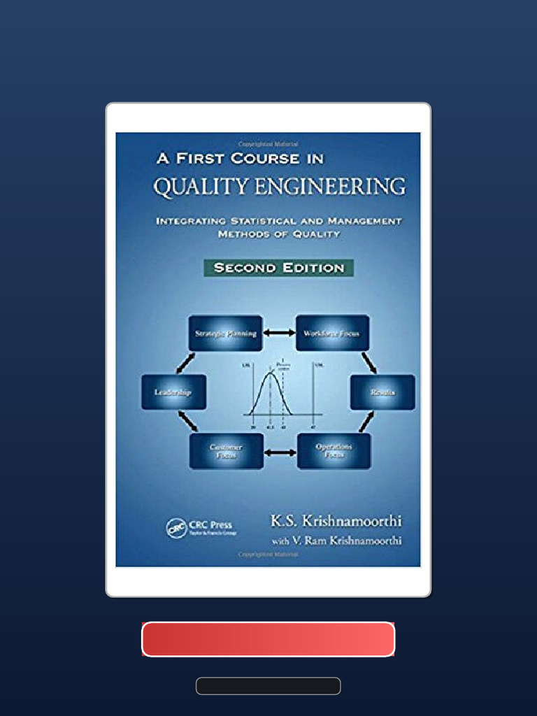 First Course in Quality Engineering Integrating Statistical and ...