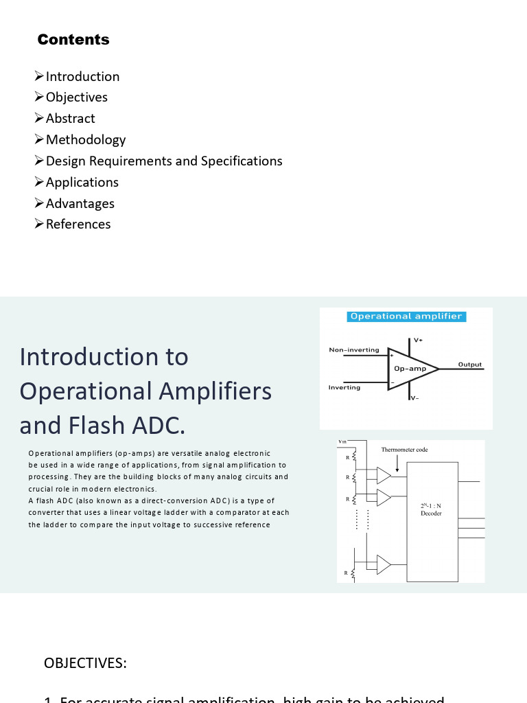 Introduction To Operational Amplifiers | PDF | Operational Amplifier ...