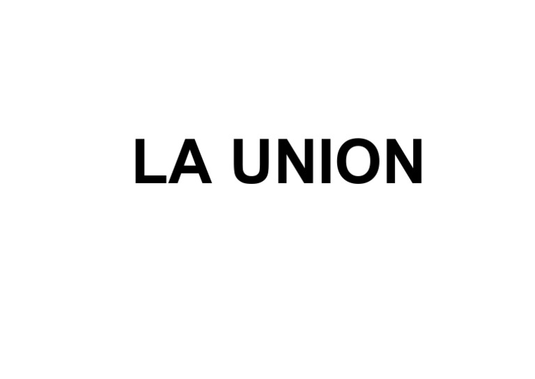 La Unión | PDF
