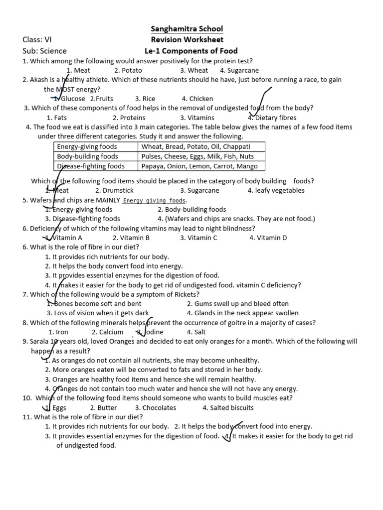 Nutrients and Their Functions in Food | PDF | Foods | Vitamin
