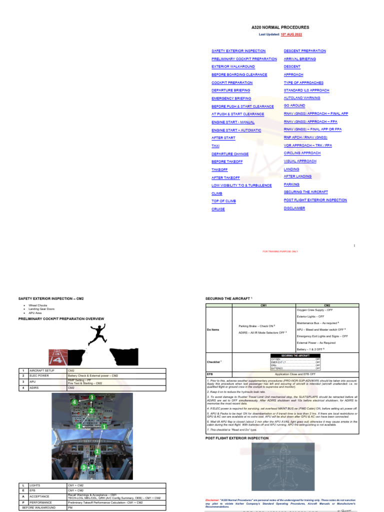 A320 Normal Procedures | PDF | Aviation | Aircraft