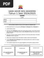 Uasa Sains T1 2023 | PDF