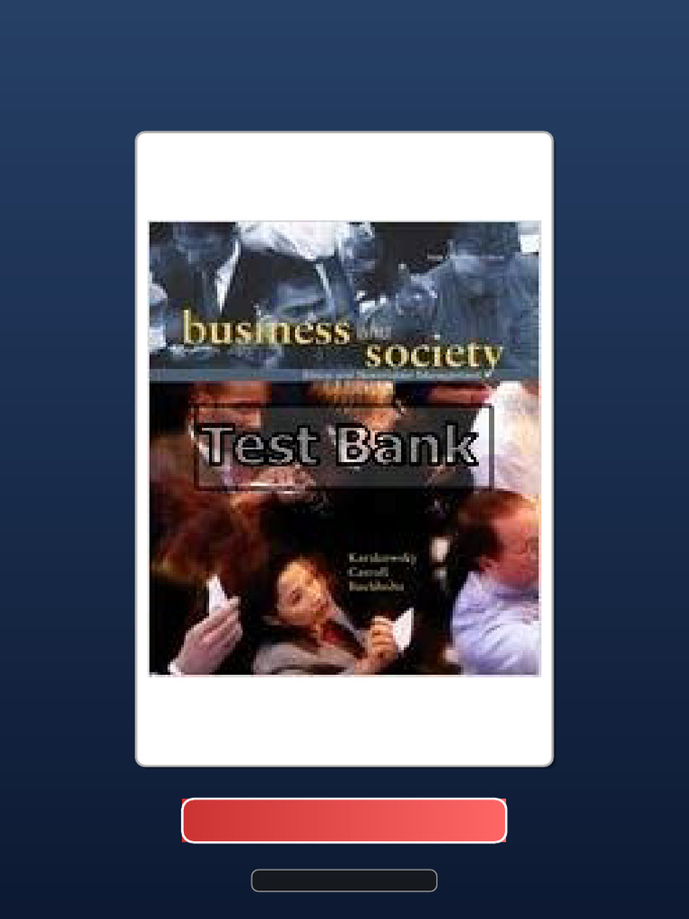 Complete Bundle Business and Society Ethics and Stakeholder Management ...