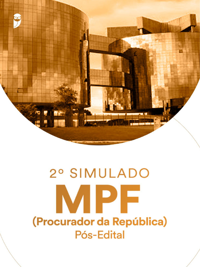 Simulado MPF: Procurador da República | PDF | Emenda Constitucional ...