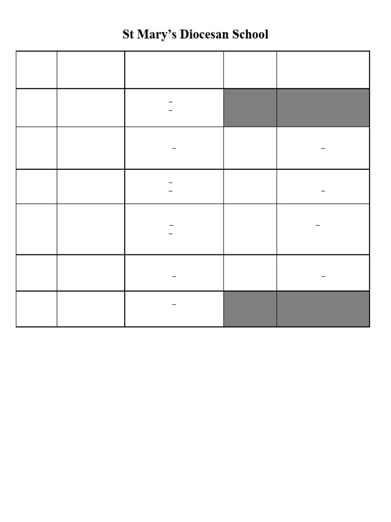 Junior Cert Mock Timetable 2025 | PDF