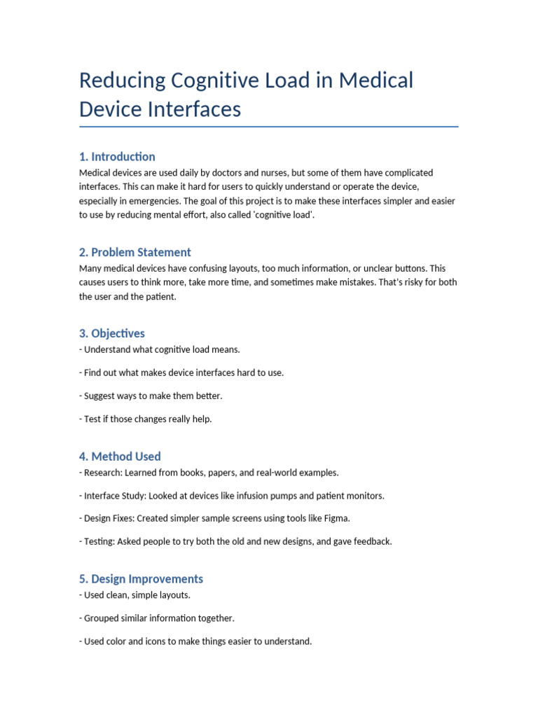 Reducing Cognitive Load CCP | PDF