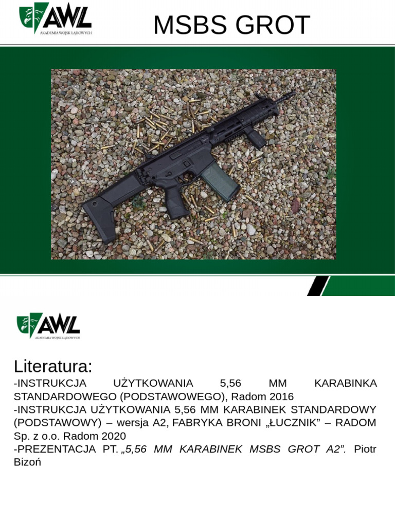 Prezentacja GROT | PDF