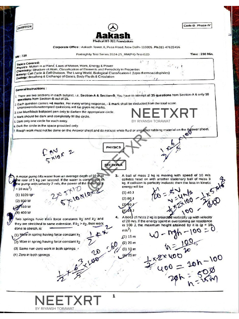 FT 02 Code D Phase 04 RM by @neetxrt | PDF