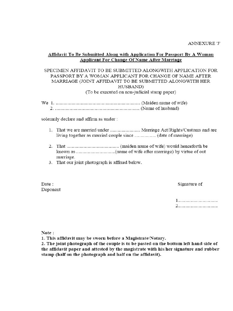 Annex Ure J Affidavit | PDF
