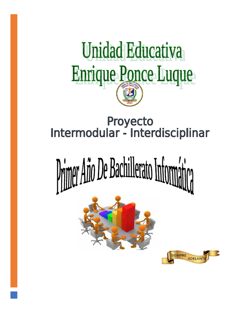 Proyecto Intermodular - Interdisciplinario 1ero Bach-Informatica 2025-2026 | PDF