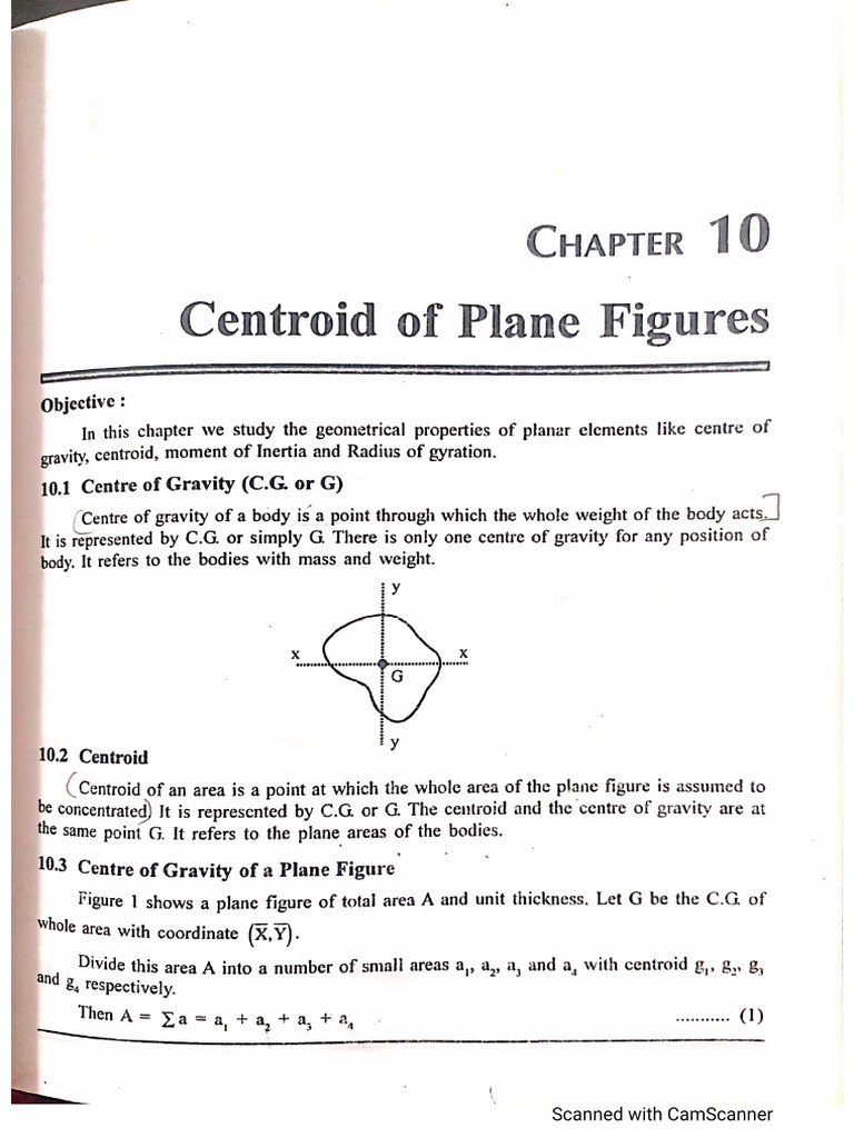 Centroids - Derivations | PDF