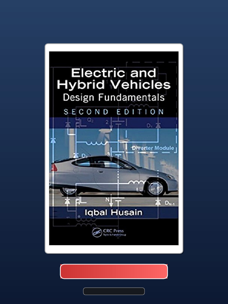 Electric and Hybrid Vehicles Design Fundamentals 2nd Husain Digital ...