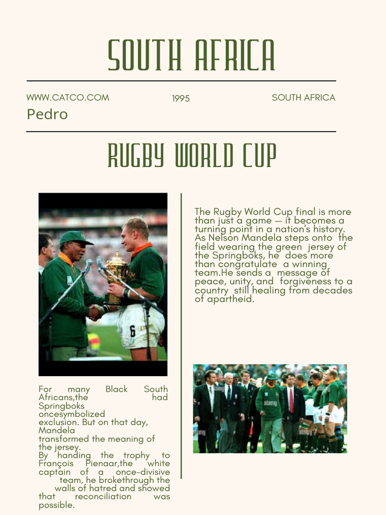 Mandela's Unity at Rugby World Cup | PDF