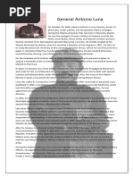 Antonio Luna: Birth and Legacy | PDF | Philippines | Military