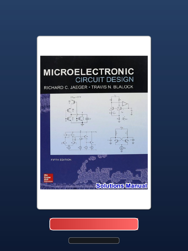 Microelectronic Circuit Design 5th Edition Jaeger Digital Access | PDF | Multiple Choice | Science