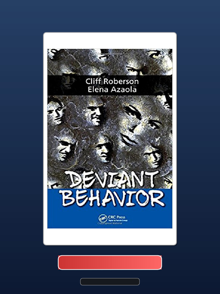 Deviant Behavior 1st Roberson Digital Access | PDF | Multiple Choice ...