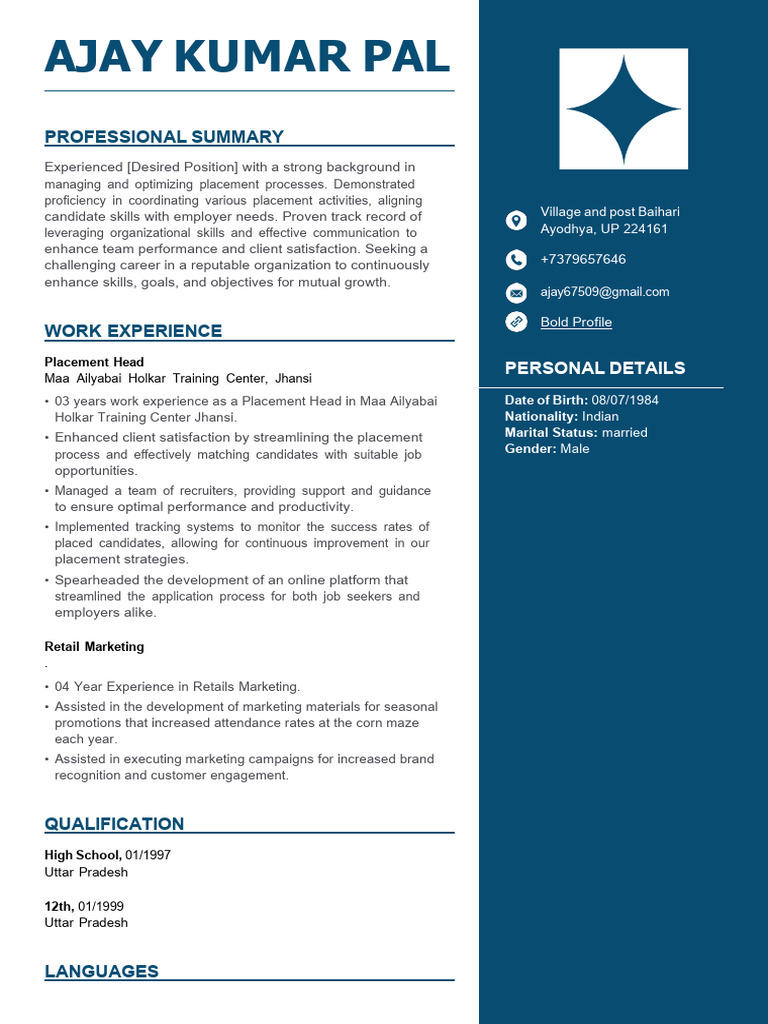 Ajay KumarPal Resume 9 | PDF