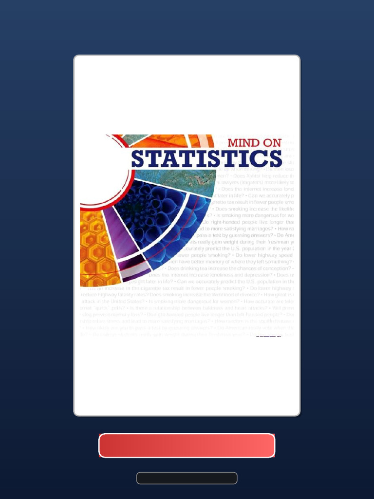 Mind On Statistics 5th Edition Utts Digital Access | PDF | Educational Assessment | Multiple Choice