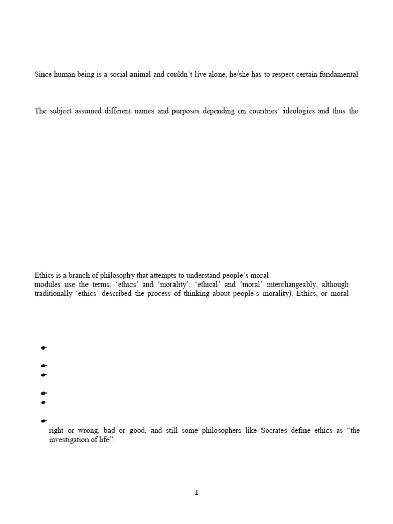 Moral and Citizenship Notef Through Colorch 1345 Kate-1 | PDF ...