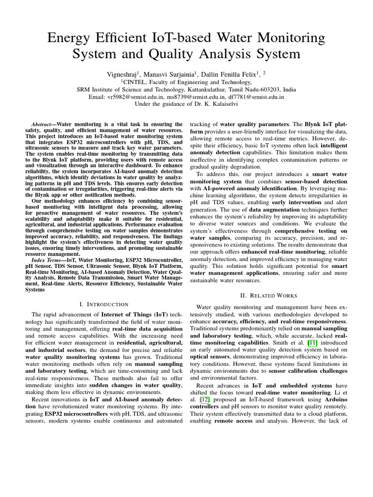 IEEE Conference Template | PDF | Accuracy And Precision | Internet Of ...
